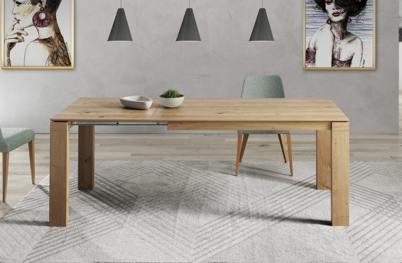 Mesa de comedor Nature con tapa de madera
